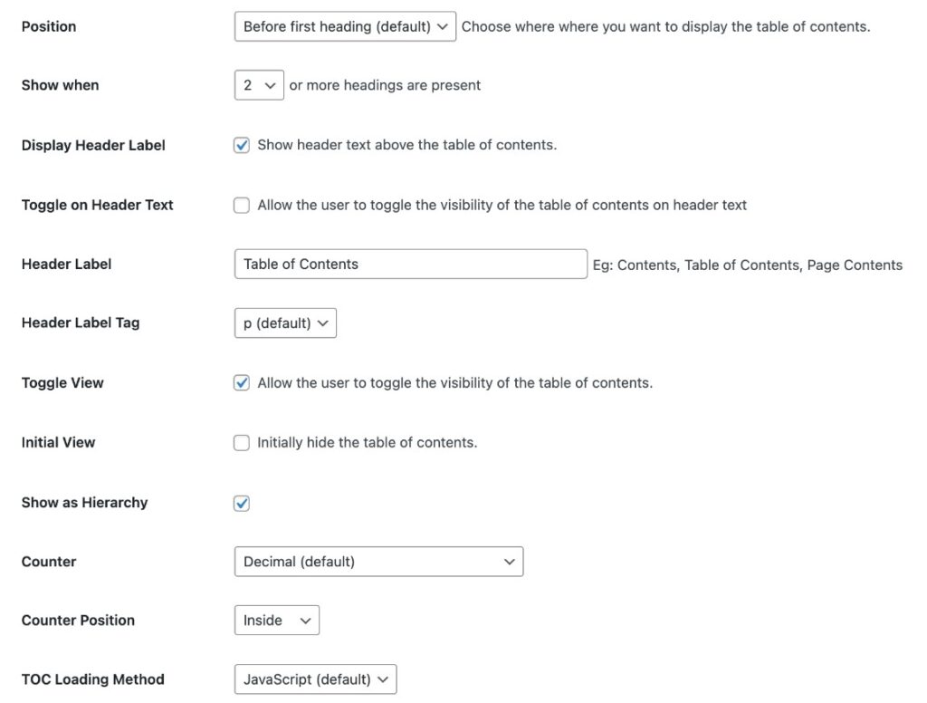 Table of content là gì? Cách tạo mục lục trên WordPress