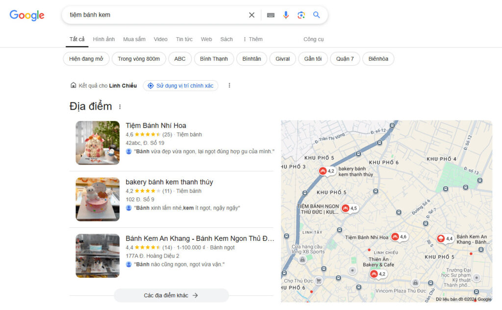Cách SEO Google Maps giúp website lên TOP hiệu quả